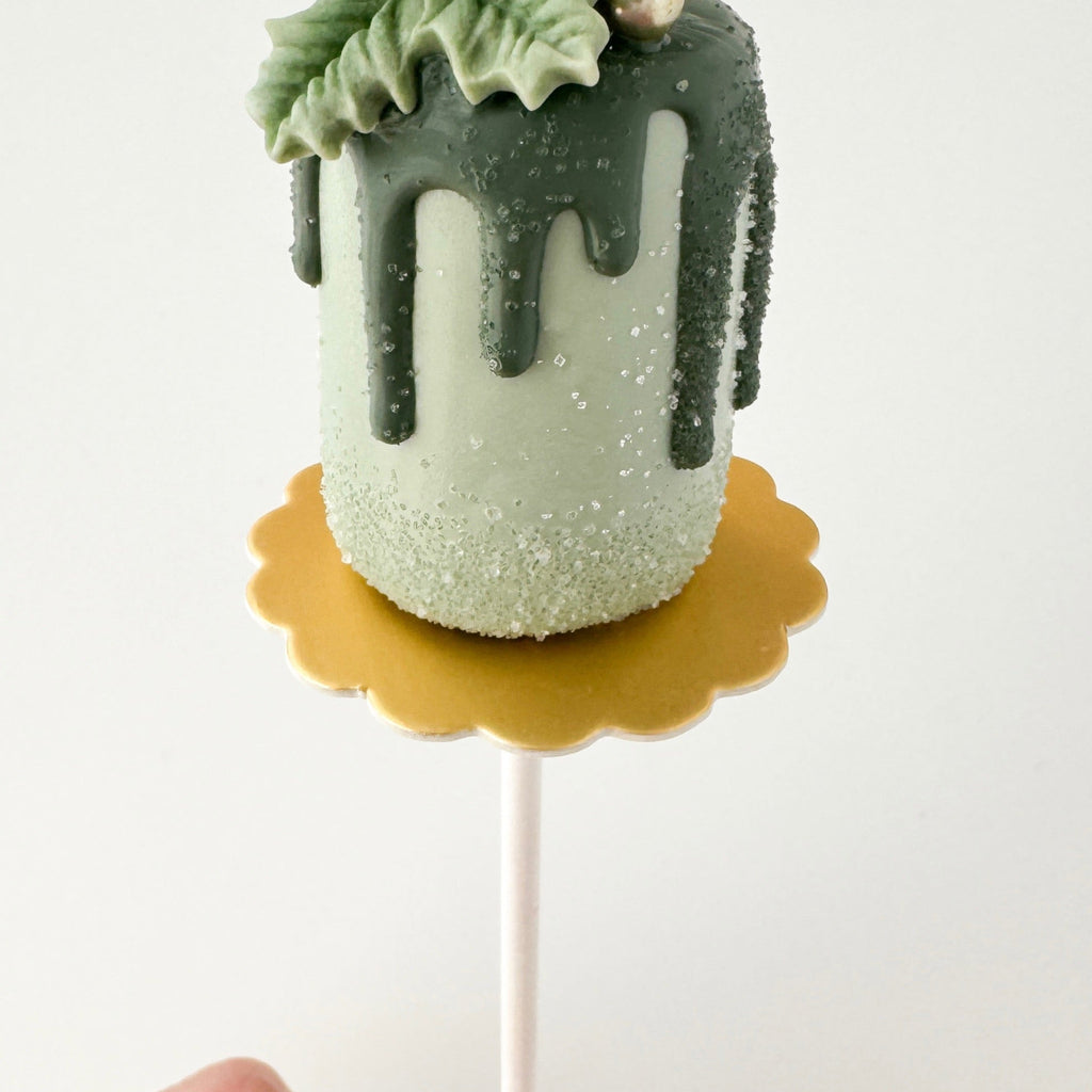 Cake Pop Boards, gewellter Rand (50 Stück), Champagner-Gold – My Little ...