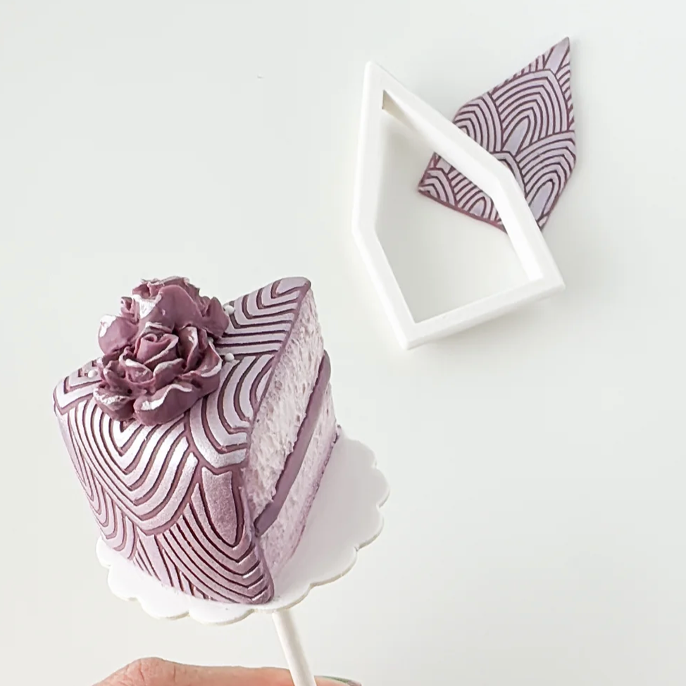 Straight Edge Cookie Cutter - (for Slice of Cake) – My Little Cakepop, llc