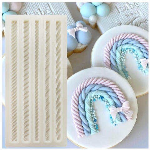 5 Strand Rope Mold – My Little Cakepop, llc